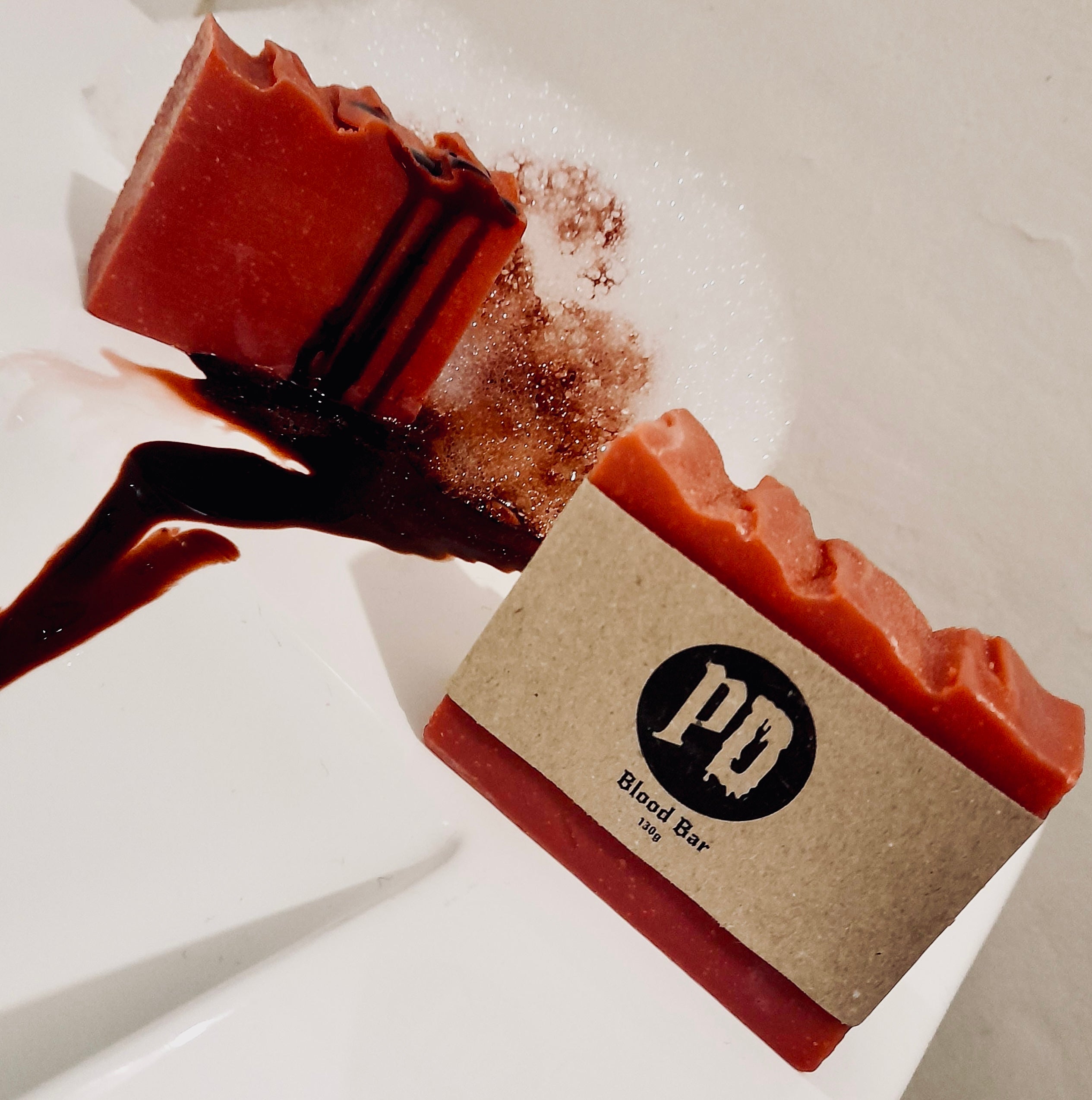 Blood Bar Red Dripping Horror Soap Bathroom Product Hygenic Clean ...