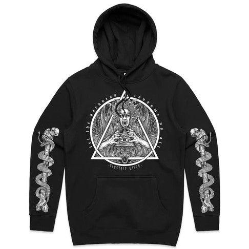 Electric Witch Black Medusa Hoodie Goth Black Emo Pullover Jumper | ALT ...