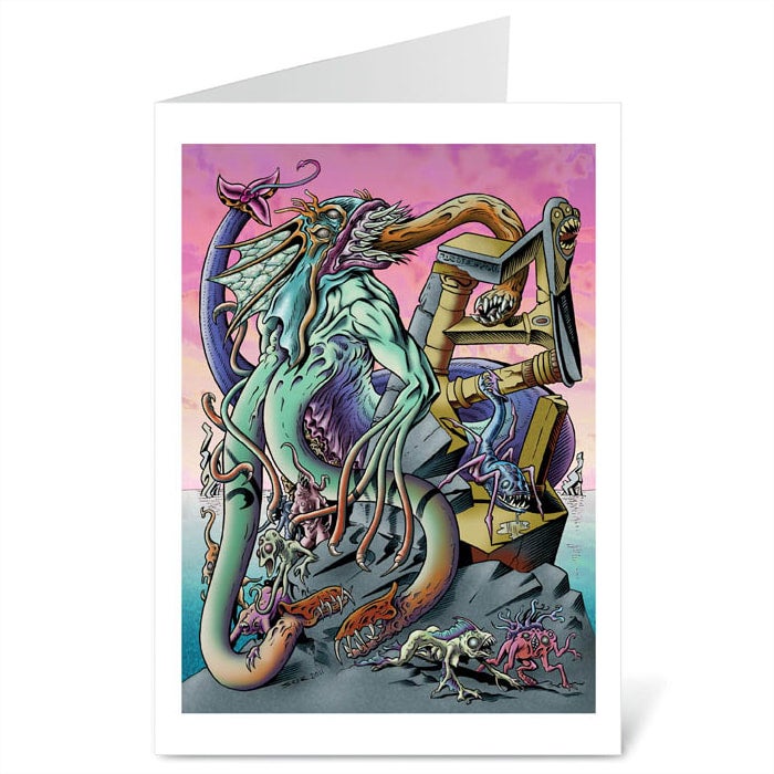 Blank Gift Card - Spawn Of Dagon Funny Birthday Greeting | ALT CVLT