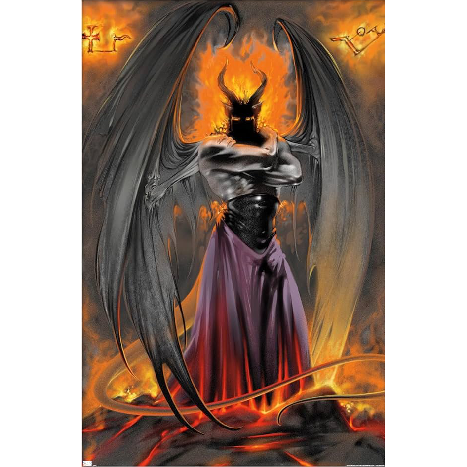 Lucifer Horned Demon Poster 064 | ALT CVLT