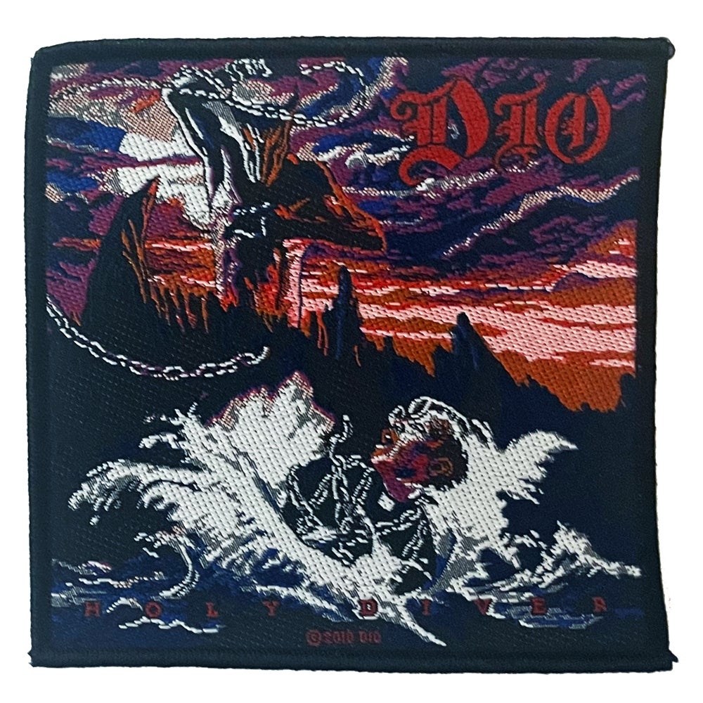 DIO Holy Diver Square Sew on Band DIY Licensed Patch | ALT CVLT