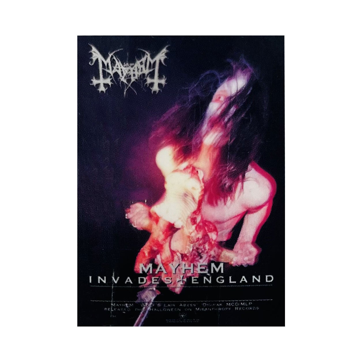 MAYHEM Black Metal Wall Tapestry Silk Flag Band Merch | ALT CVLT