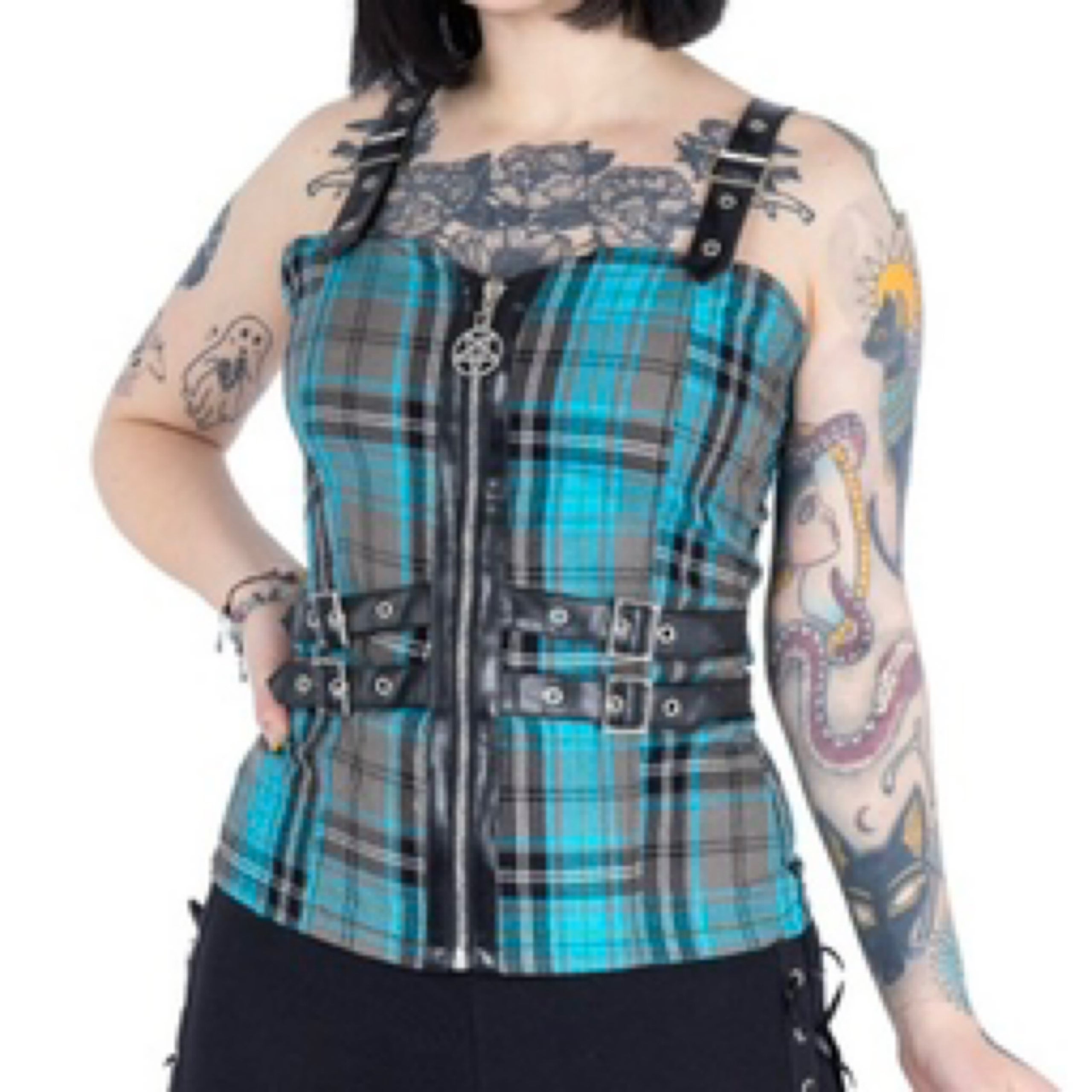 Calliope Tartan Top | ALT CVLT