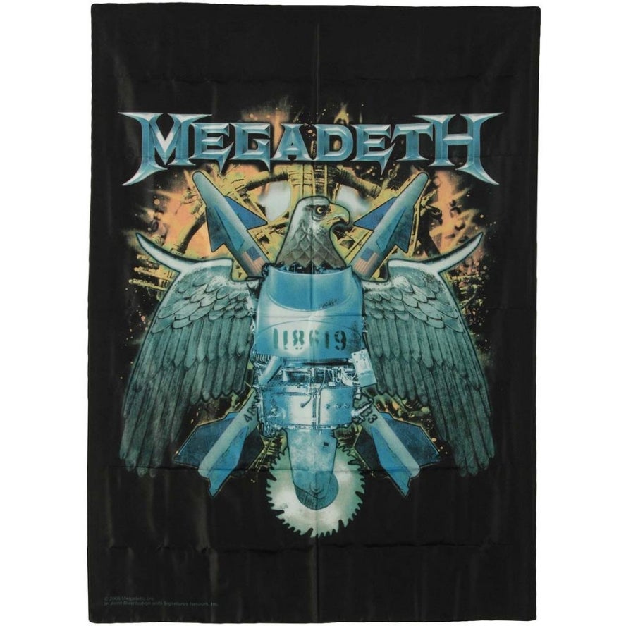 Megadeth Textile Wall Flag Poster Tapestry | ALT CVLT