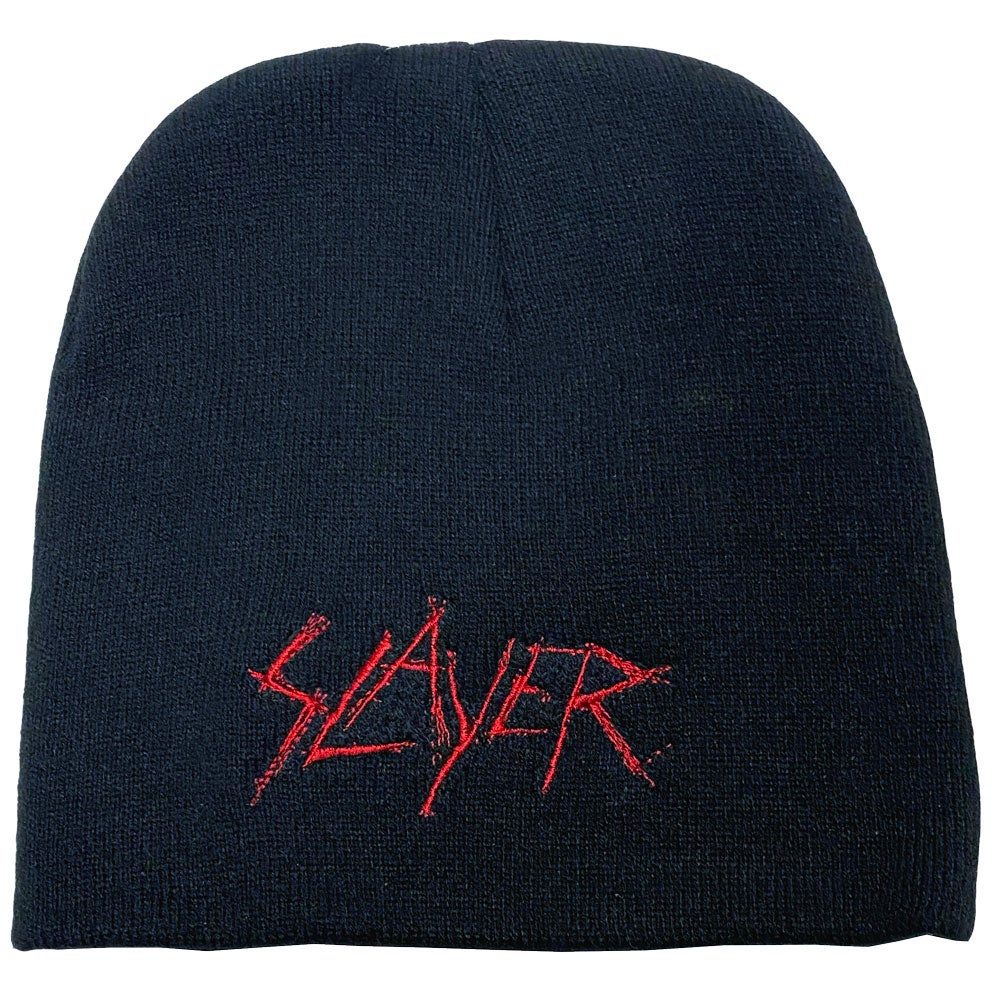 Slayer Official Licensed Band Merch Embroidered Beanie Hat Headwear ...