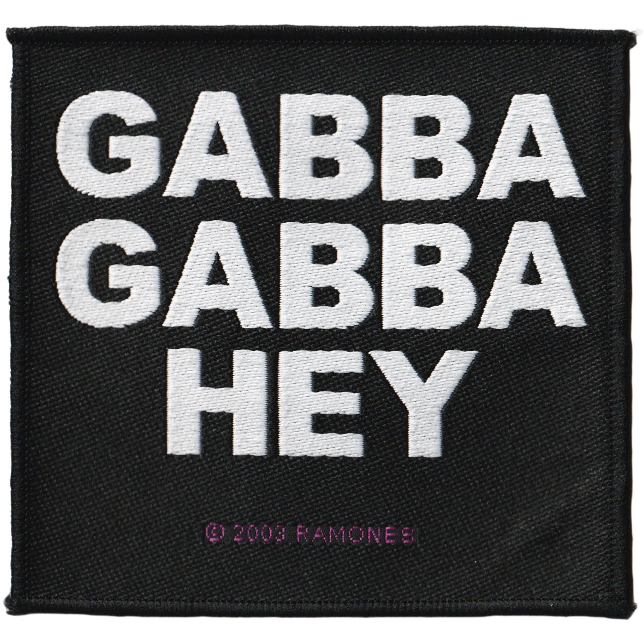 THE RAMONES Gabba Gabba Hey Patch | ALT CVLT