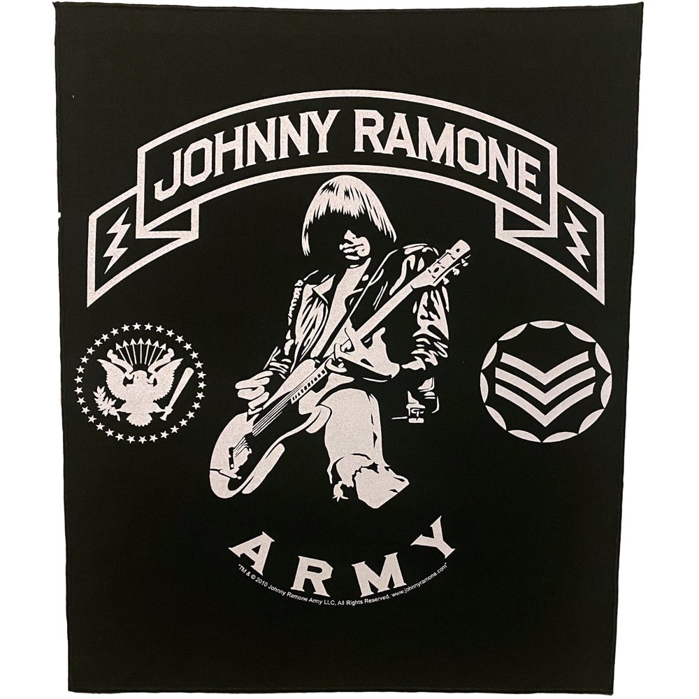 RAMONES (Johnny Ramone Army) Official Licensed Band Merch Sew-On Back ...