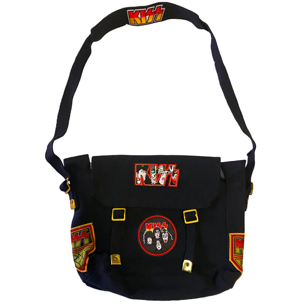 KISS Battle Gear - Patch Army Canvas Satchel Messenger Bag | ALT CVLT