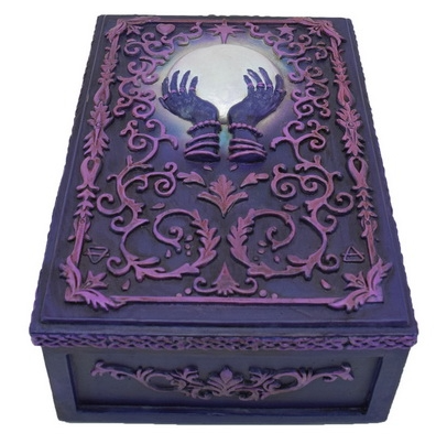 Mystic Tarot Card Fortune Teller Divination Trinket Keepsake Box | ALT CVLT