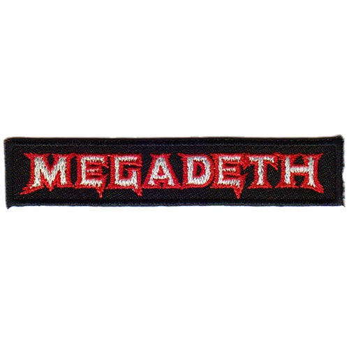 MEGADETH Logo Patch Sew On Embroidered Battle Jacket Standard Official ...
