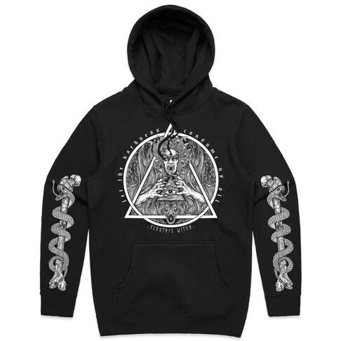 Electric Witch Black Medusa Hoodie Goth Black Emo Pullover Jumper | ALT ...