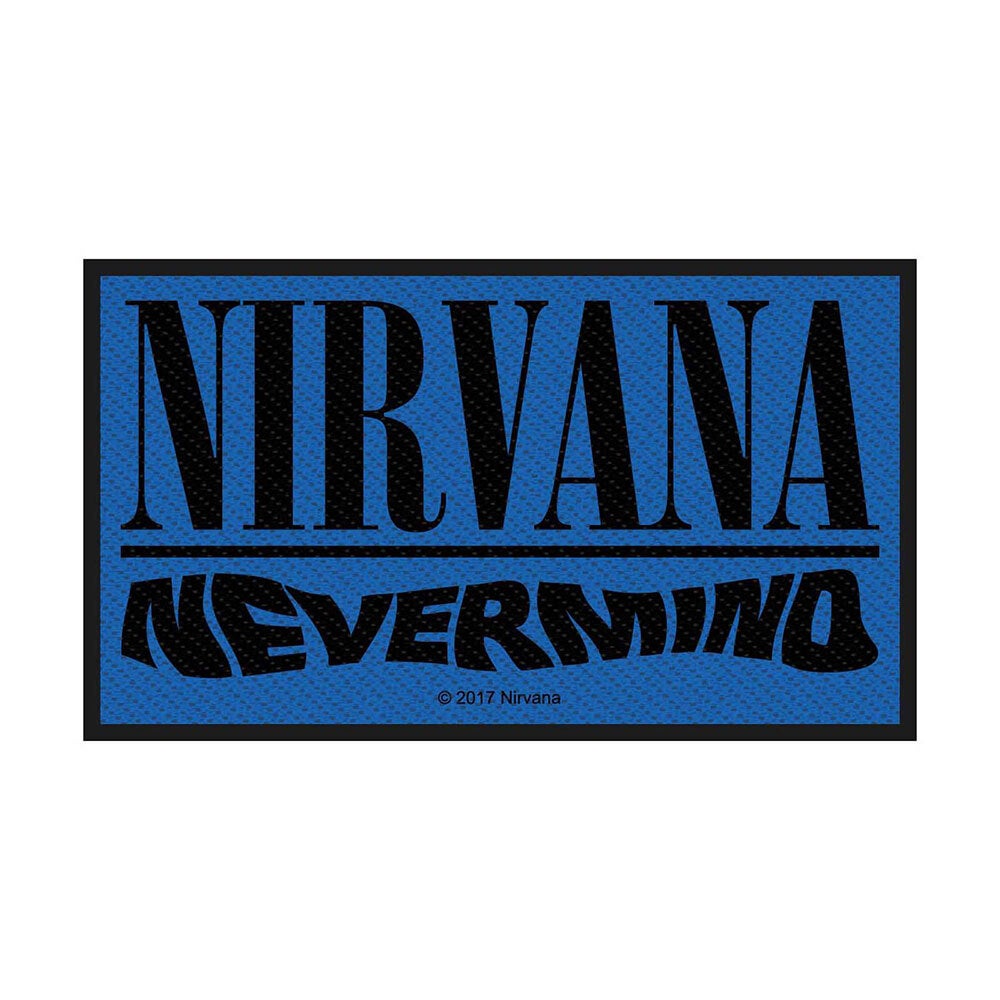 NIRVANA Nevermind Standard Woven Patch Official Band Merch Grunge USA ...