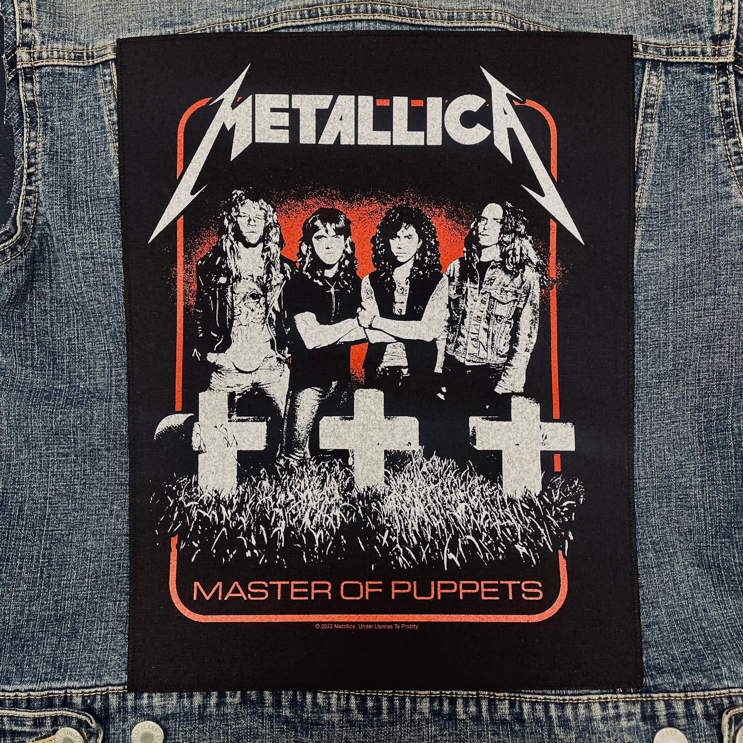 METALLICA Master of Puppets Classic Band Merch Back Patch | ALT CVLT
