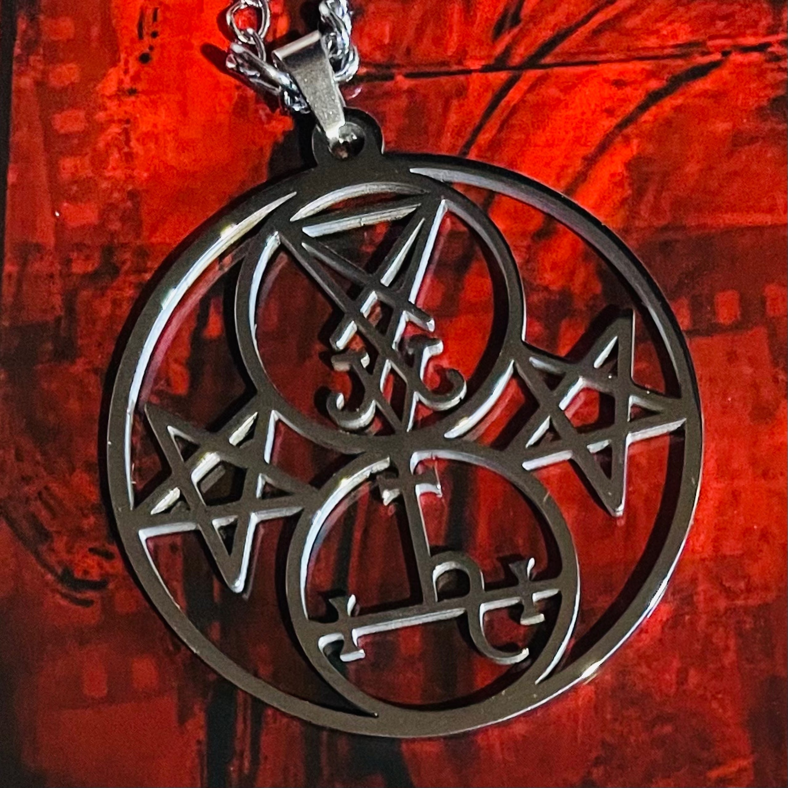 Seal of Solomon Goetia Sigil Necklace | ALT CVLT