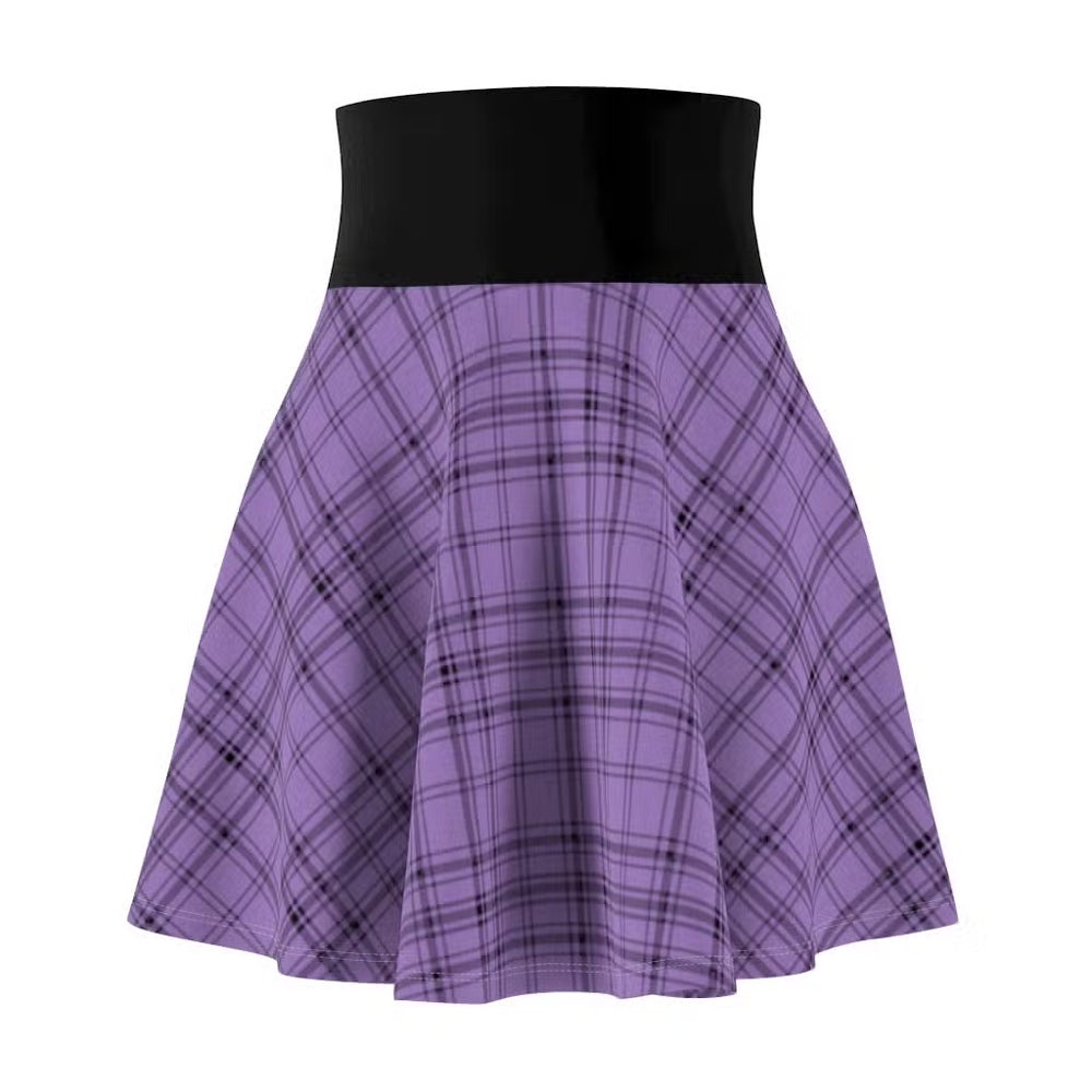 Jennacidal Purple Tartan Skater Skirt | ALT CVLT